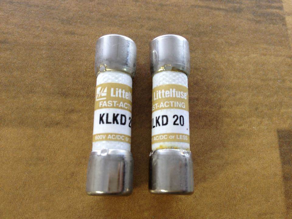 Imported Littelfuse Lite KLKD20 fuse fuse 600VAC/DC 10X38 20A,Fuse
