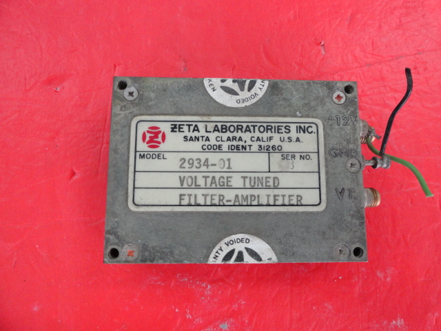 Supply ZETA amplifier 12V SMA 2934-01,RF Microwave