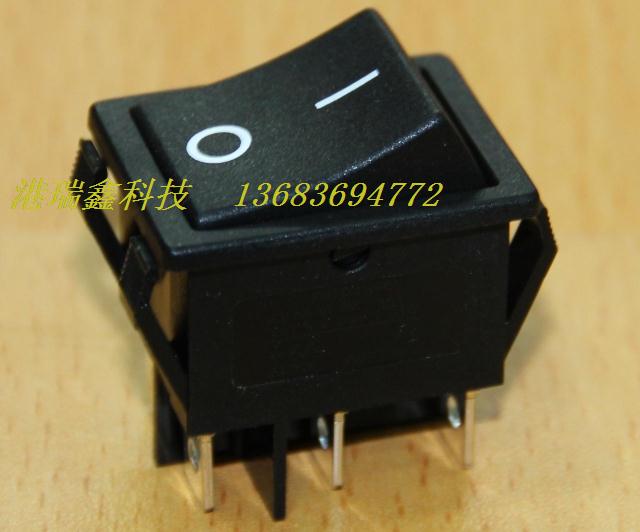16A power switch R5 Taiwan LiangQun rocker switch black dual lioujiao ...