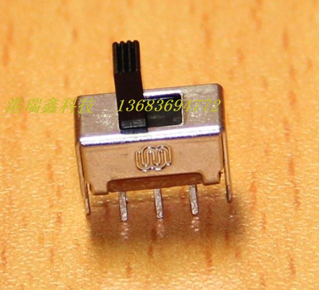 The electronic switch DC DC small toggle switch 2.54 sliding distance ...