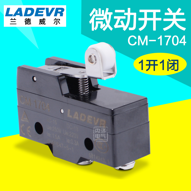 Lander microswitch, CM-1704 travel limit switch, small self reset ...