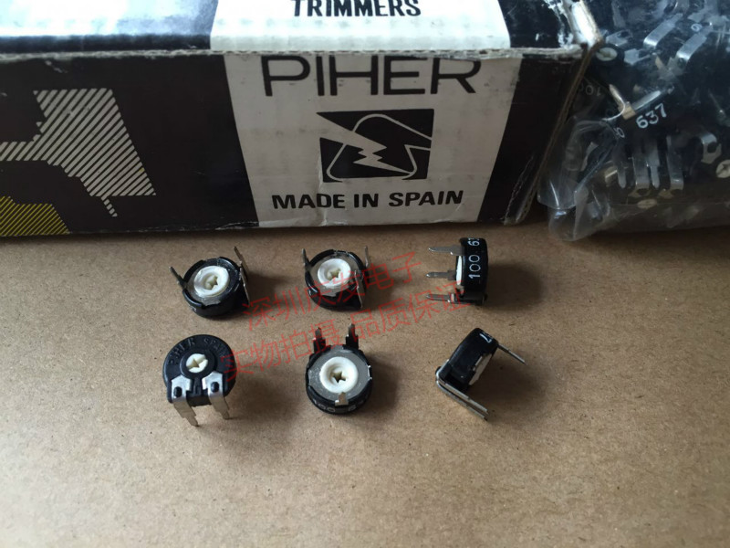 Spain potentiometer adjustable resistor PT10LV 100 euro diameter 10MM ...