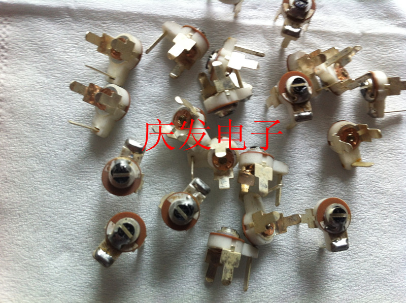 New genuine 7MM variable capacitor trimmer capacitor, 4-34pf ceramic ...